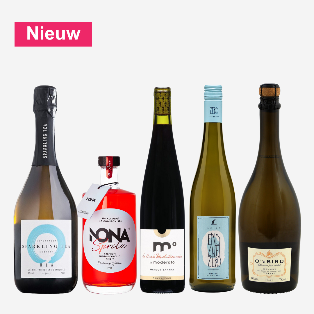 Nono Zero Bestseller Box | 5 premium alcoholvrije spirits